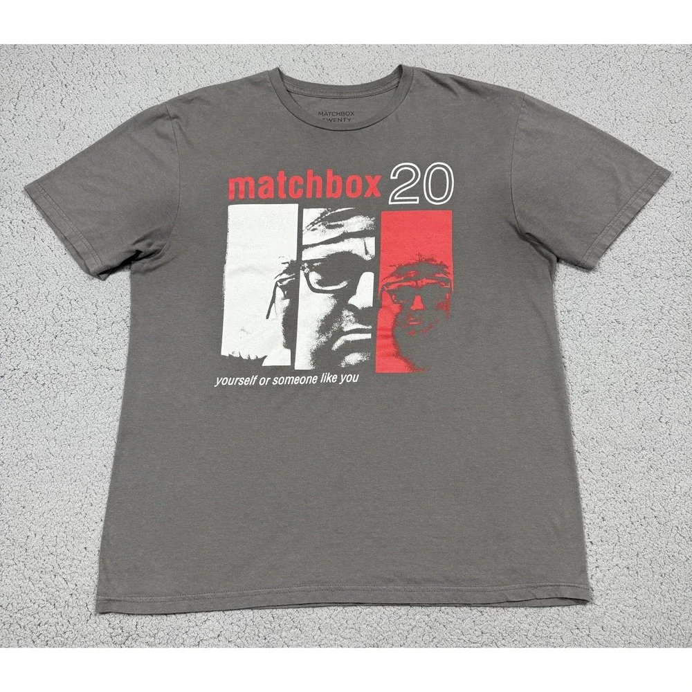 Matchbox Twenty | Shirts | Matchbox Twenty Shirt Mens Large Gray ...